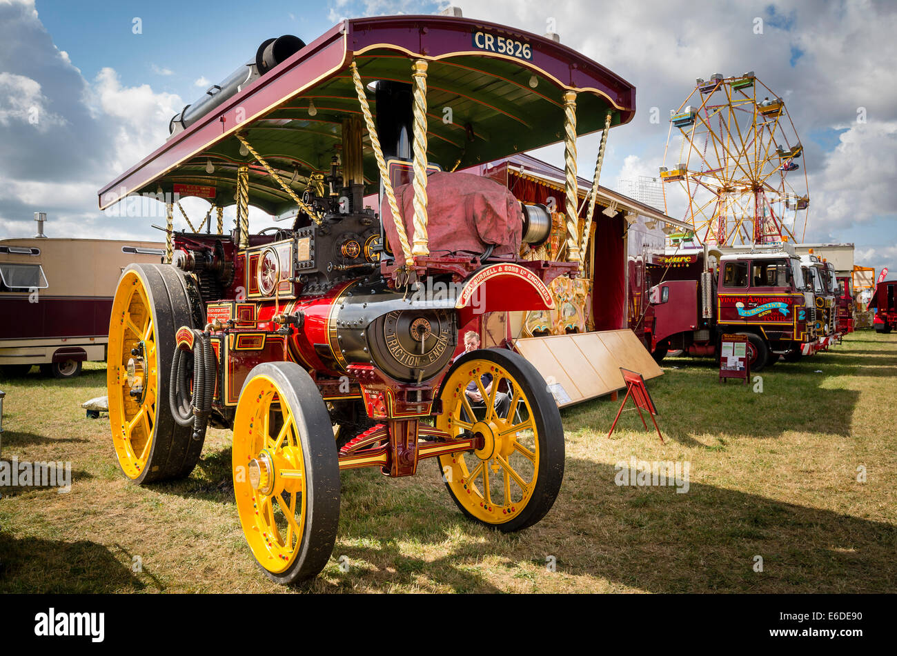 "The Philadelphia" showmans steam engine in UK Stock Photo - Alamy