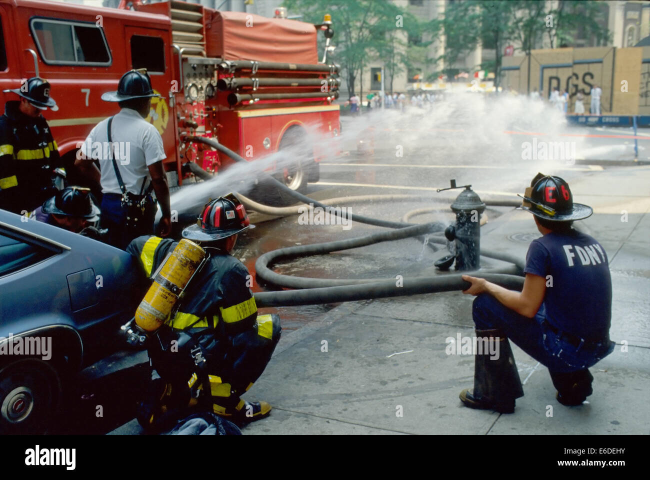 New York (USA), Fire Department Stock Photo - Alamy