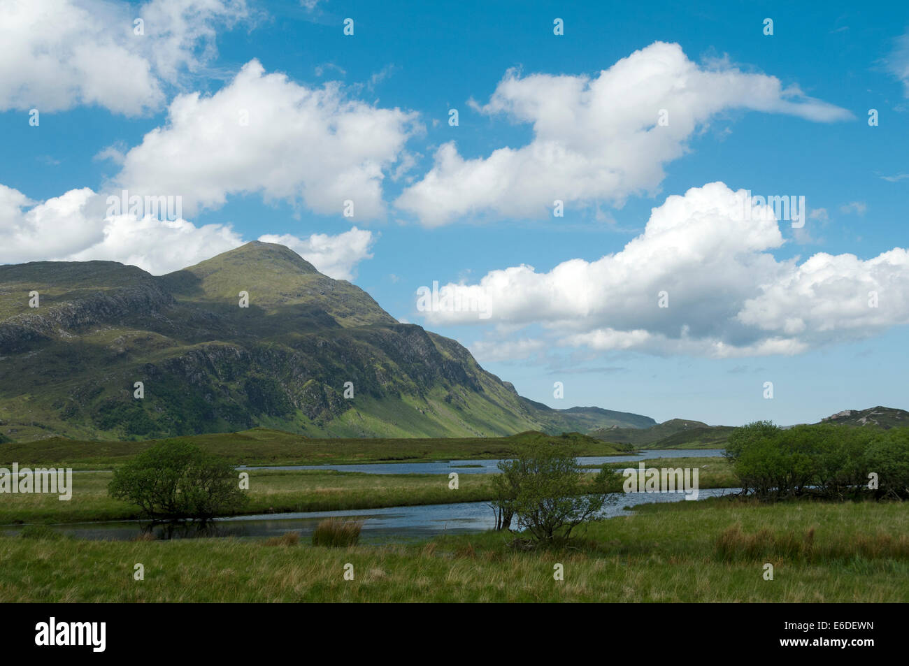 Ben Stack over Loch Stack, Sutherland, Scotland, UK Stock Photo - Alamy