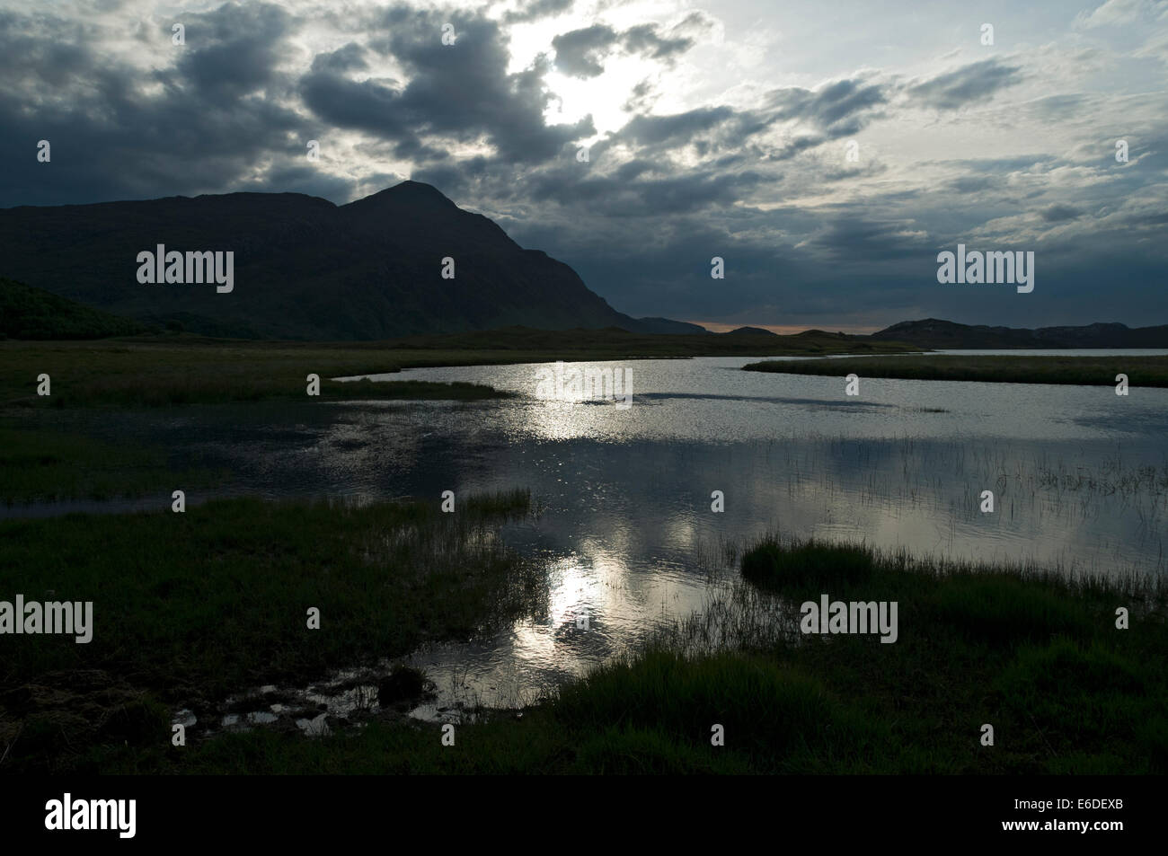 Ben Stack over Loch Stack, Sutherland, Scotland, UK Stock Photo - Alamy