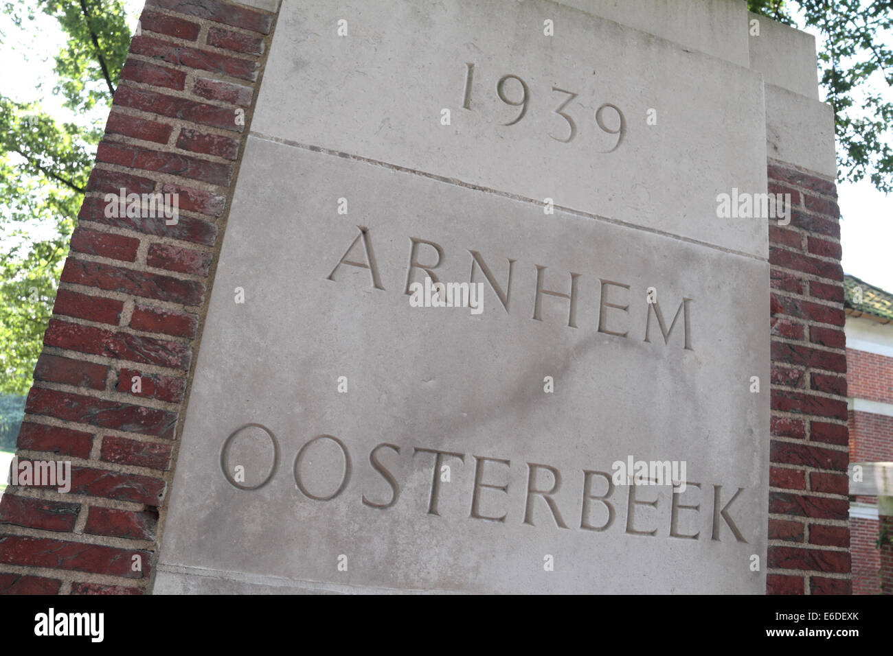 The Arnhem Oosterbeek War Cemetery in Oosterbeek, near Arnhem ...