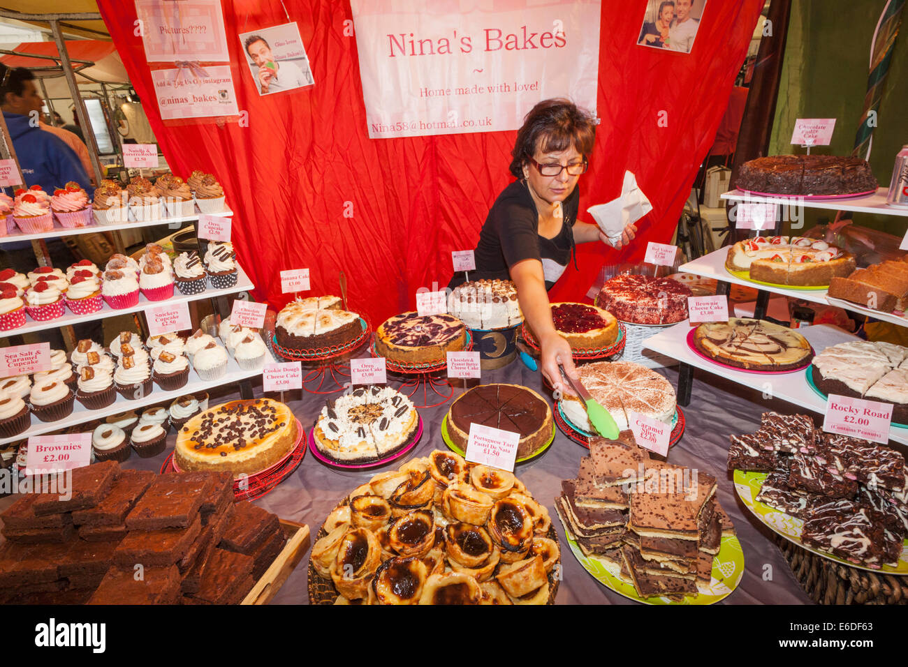 England, London, Tower Hamlets, Brick Lane, Brick Lane Market Food ...