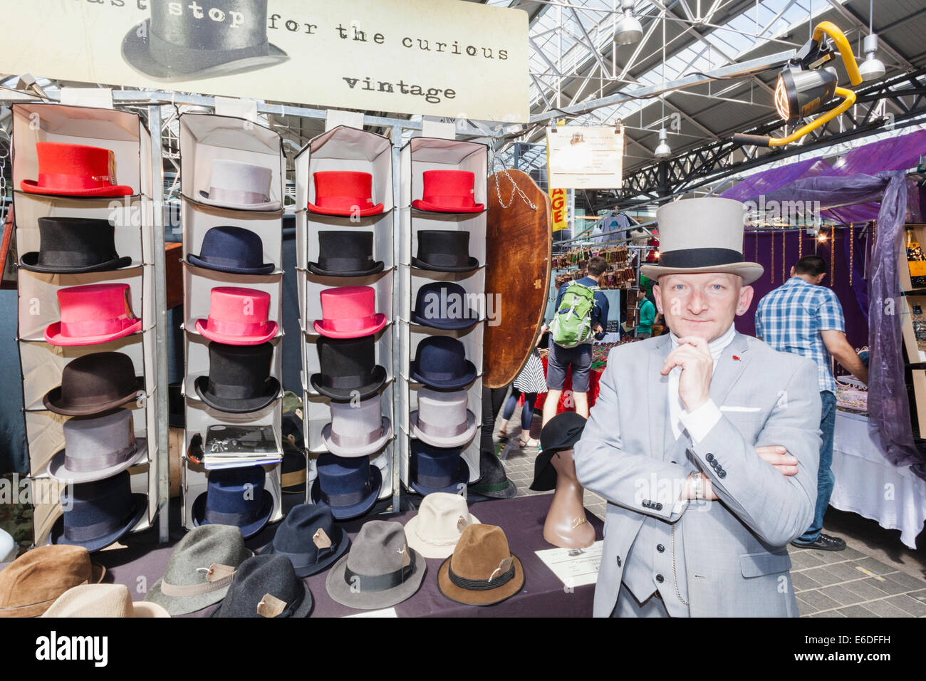 England, London, Tower Hamlets, Spitafields, Spitafields Market, Mens ...