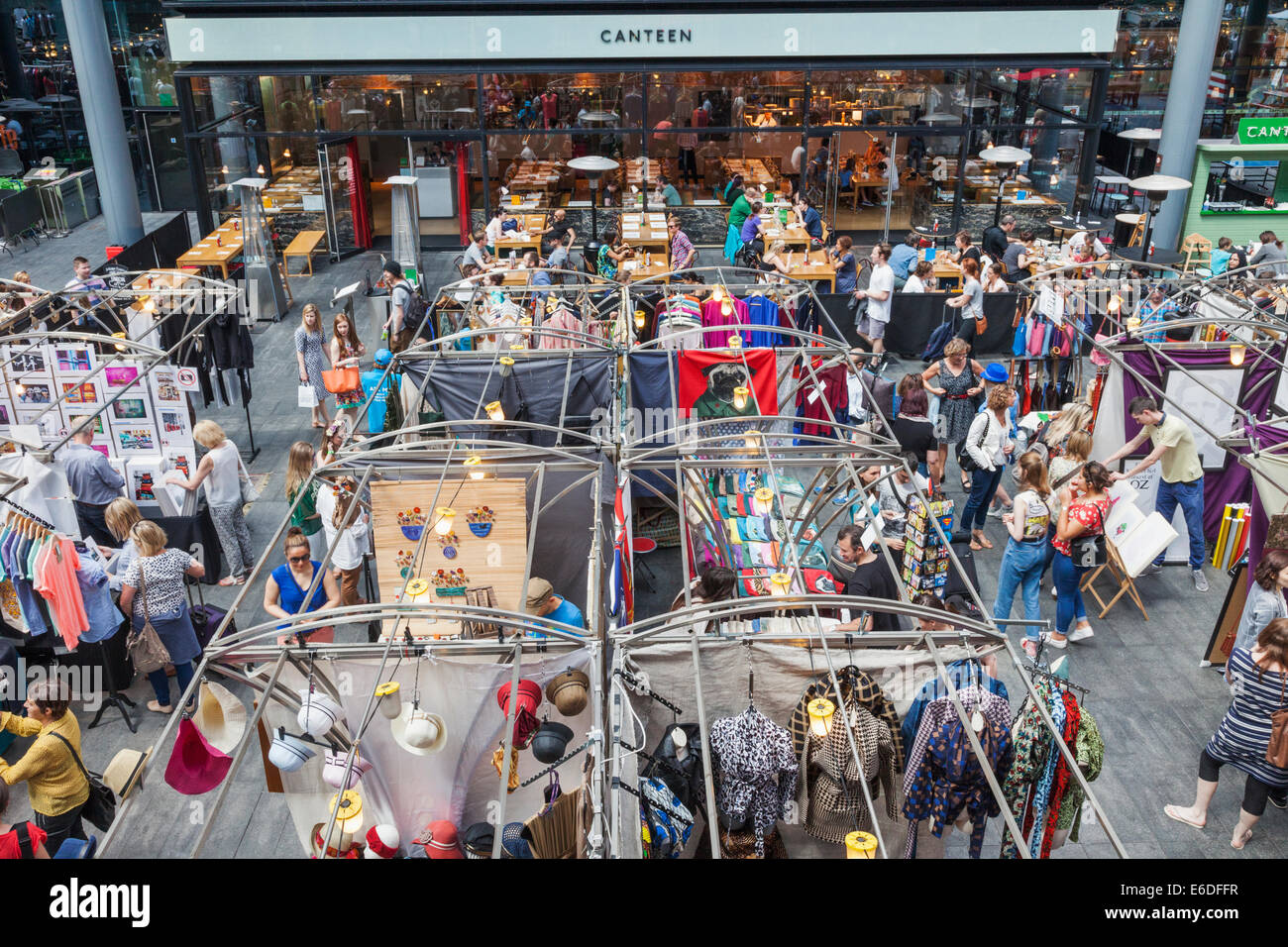 England, London, Tower Hamlets, Spitafields, Spitafields Market Stock ...
