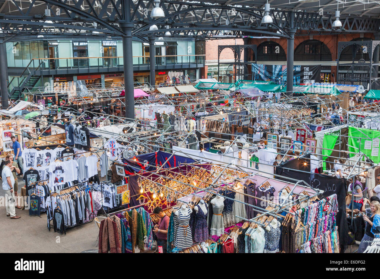 England, London, Tower Hamlets, Spitafields, Spitafields Market Stock ...