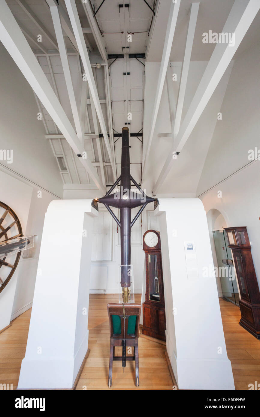 England, London, Greenwich, Royal Observatory, Meridian Building ...