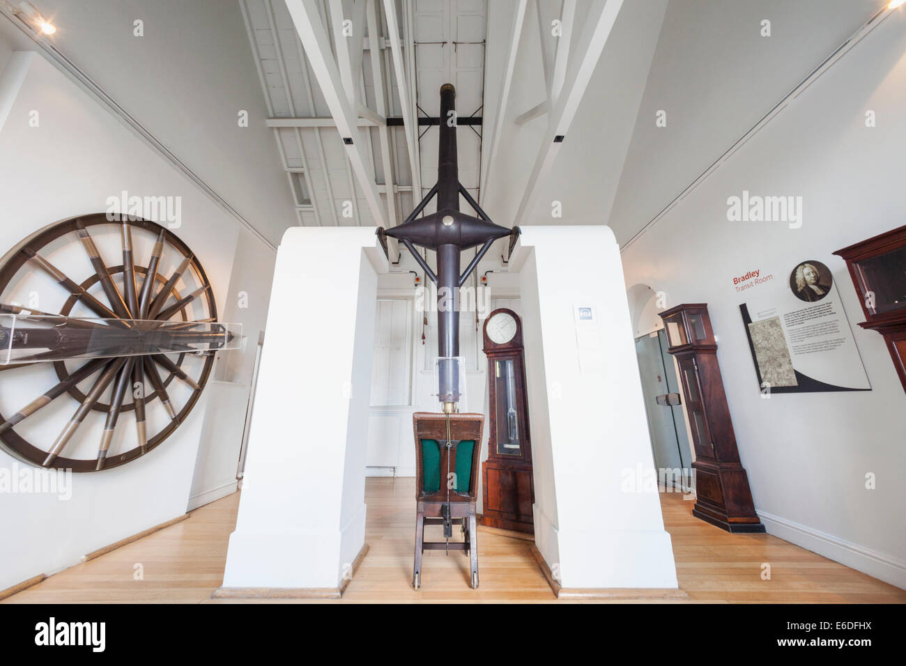 England, London, Greenwich, Royal Observatory, Meridian Building ...