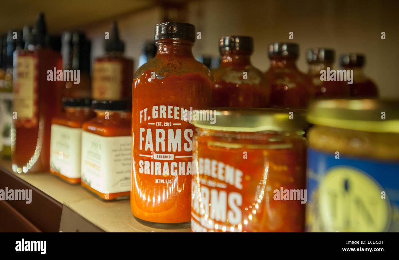 Condiments and sauces made in Brooklyn are featured in the "By Brooklyn ...