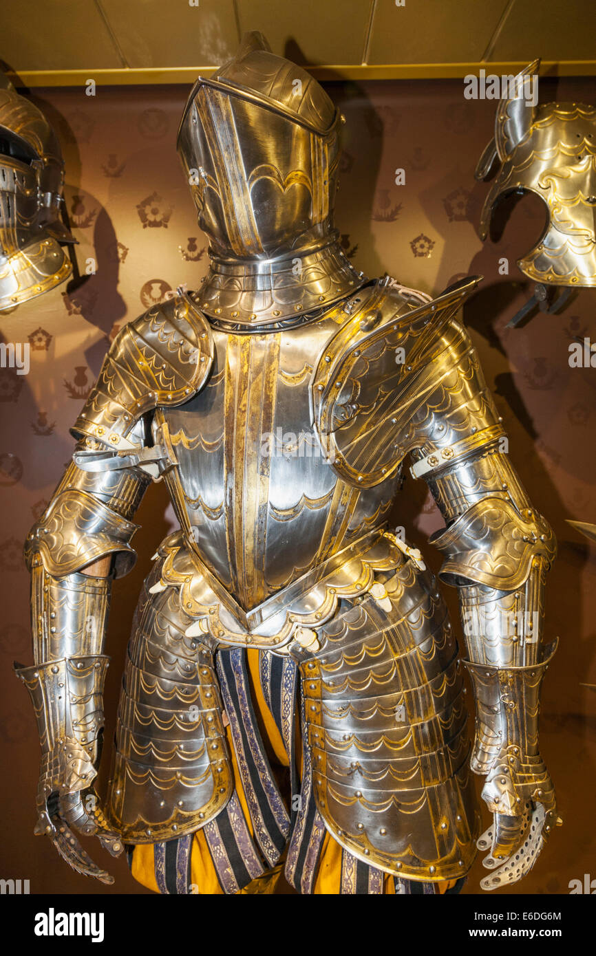 England, London, Tower of London, The White Tower, Display of Armour ...