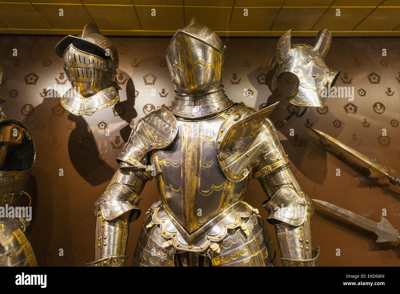 England, London, Tower of London, The White Tower, Display of Armour ...