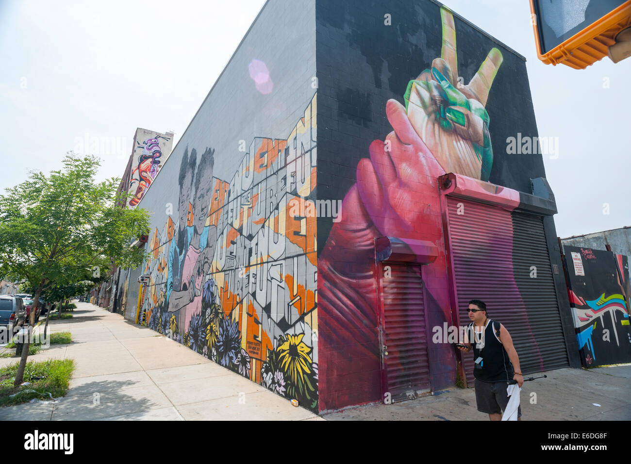 A Bushwick Collective mural in the Bushwick neighborhood of Brooklyn in ...