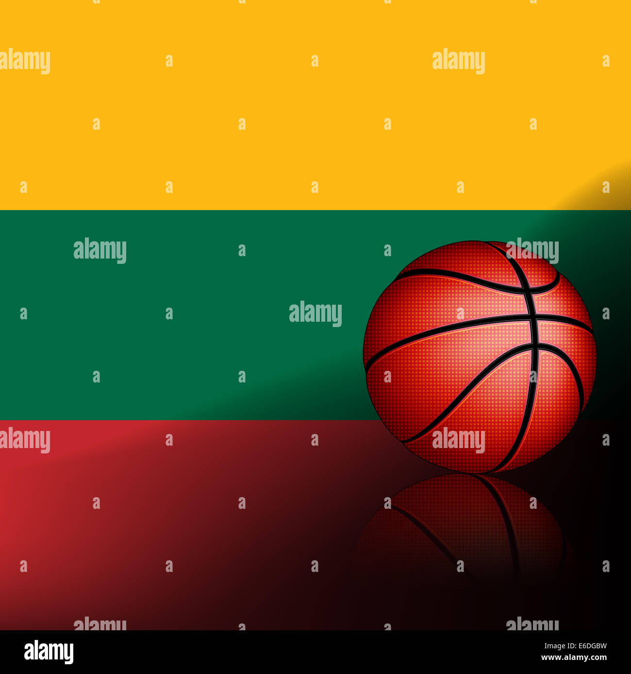 Lithuanians basket ball, vector Stock Photo - Alamy
