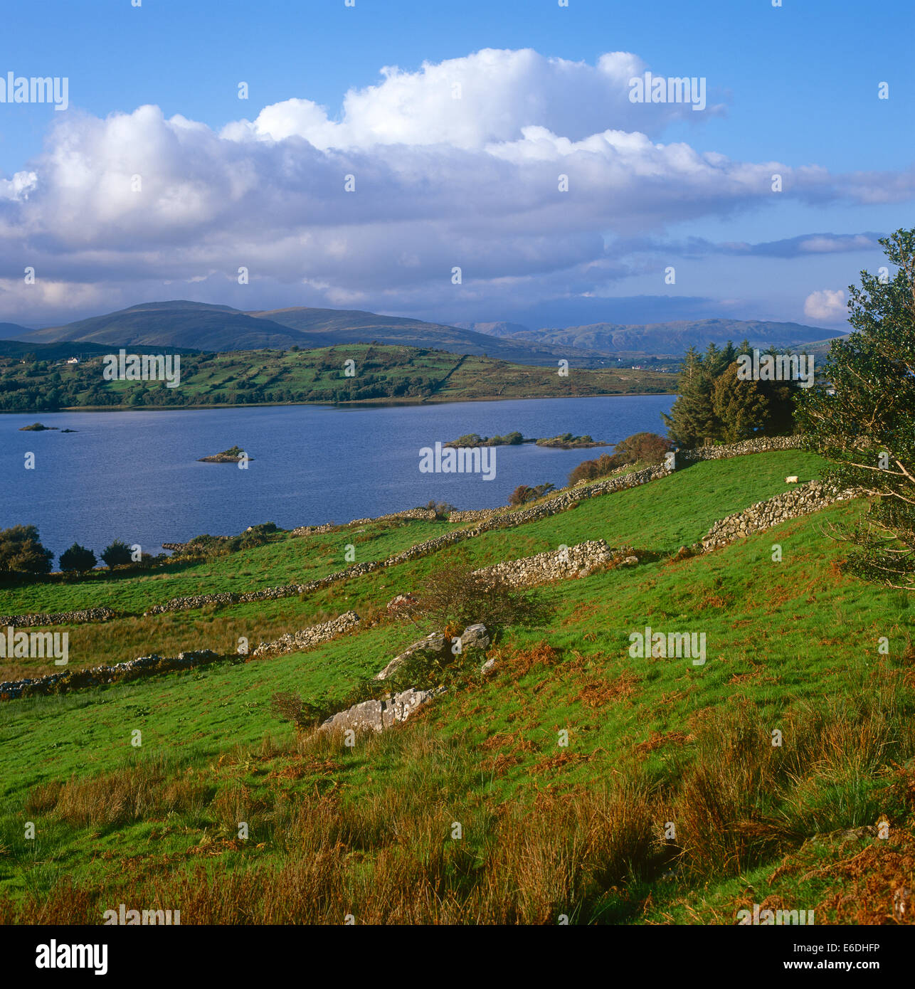 Lough Corrib Oughterard County Galway Ireland Stock Photo - Alamy