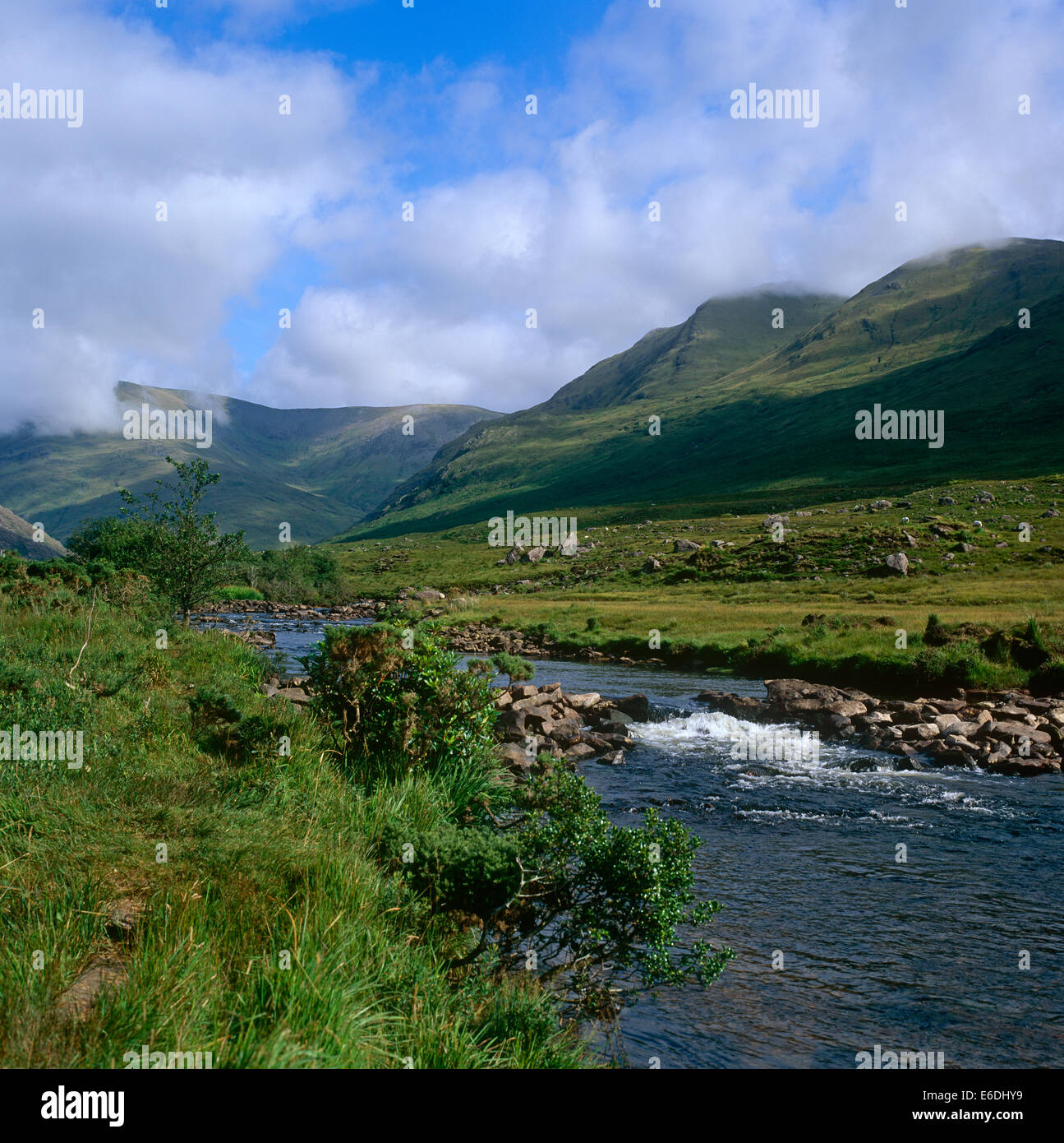 Irish river near Delphi County Stock Photo - Alamy