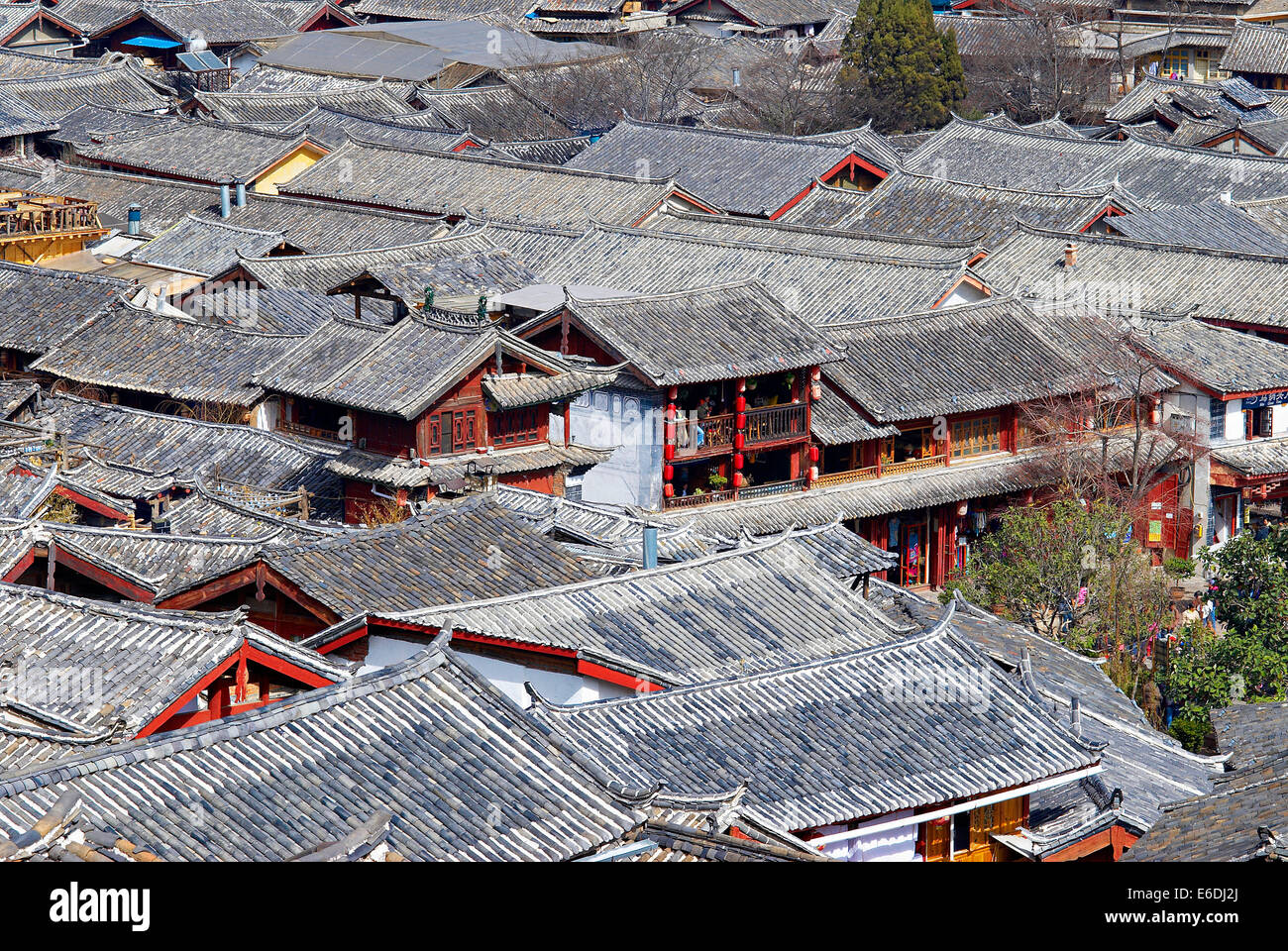 China. Yunnan province. City of Lijiang. UNESCO World Heritage Stock ...