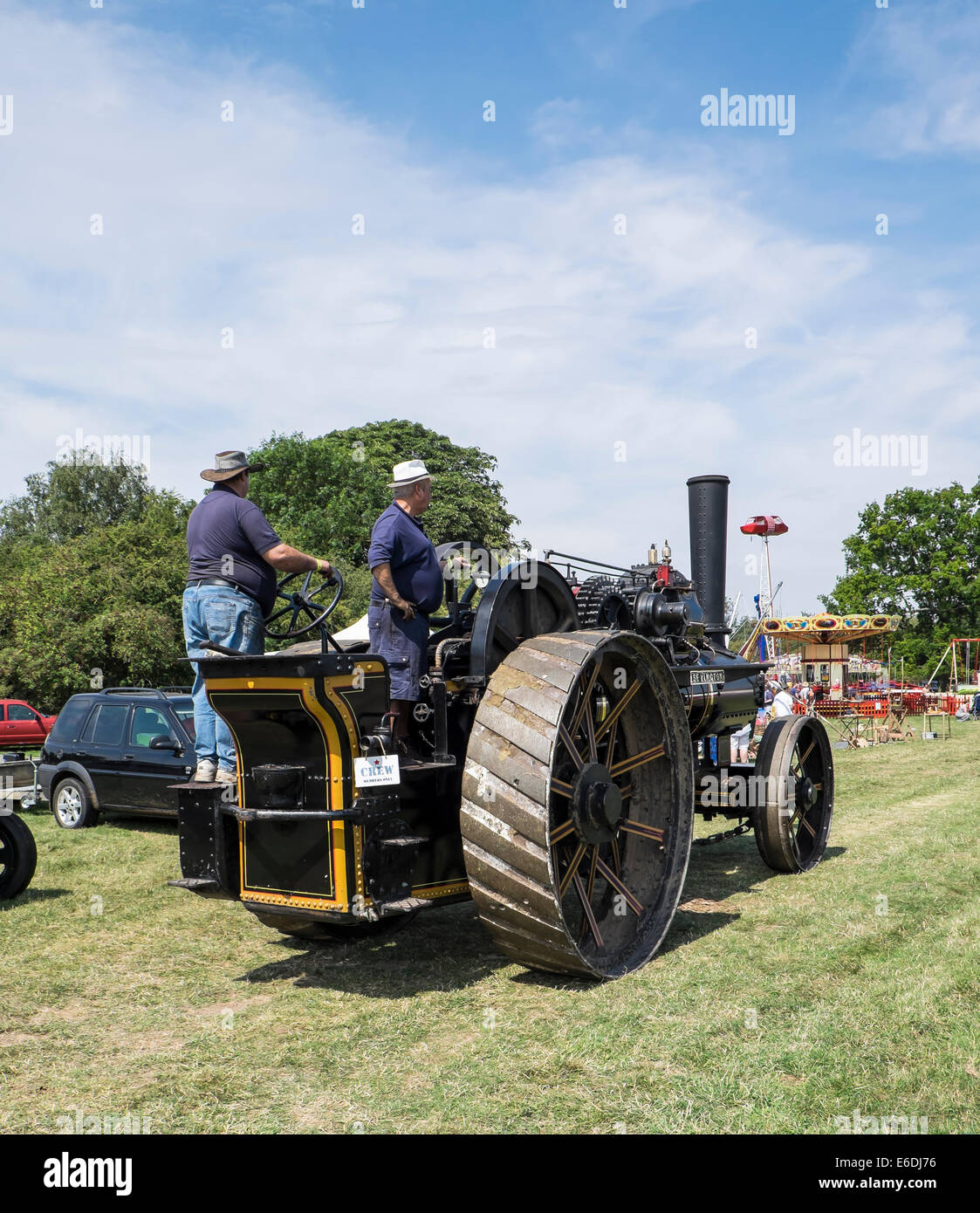 Vintage 1916 Fowler K7 steam ploughing traction engine at Stow cum Quy ...
