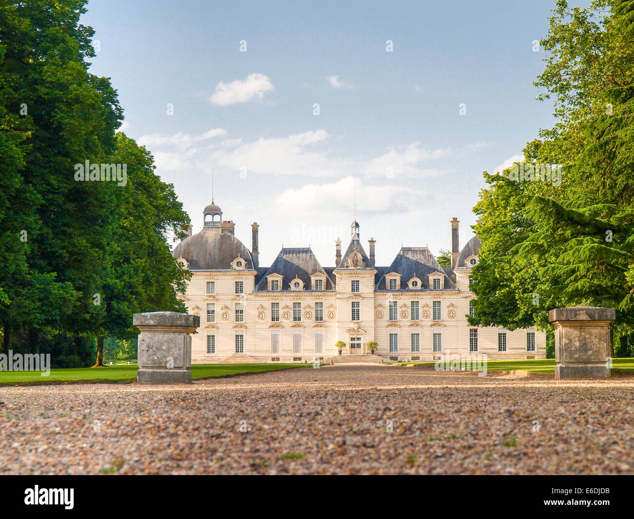 Cheverny, France - June 7, 2014: View of chateau de Cheverny Stock ...