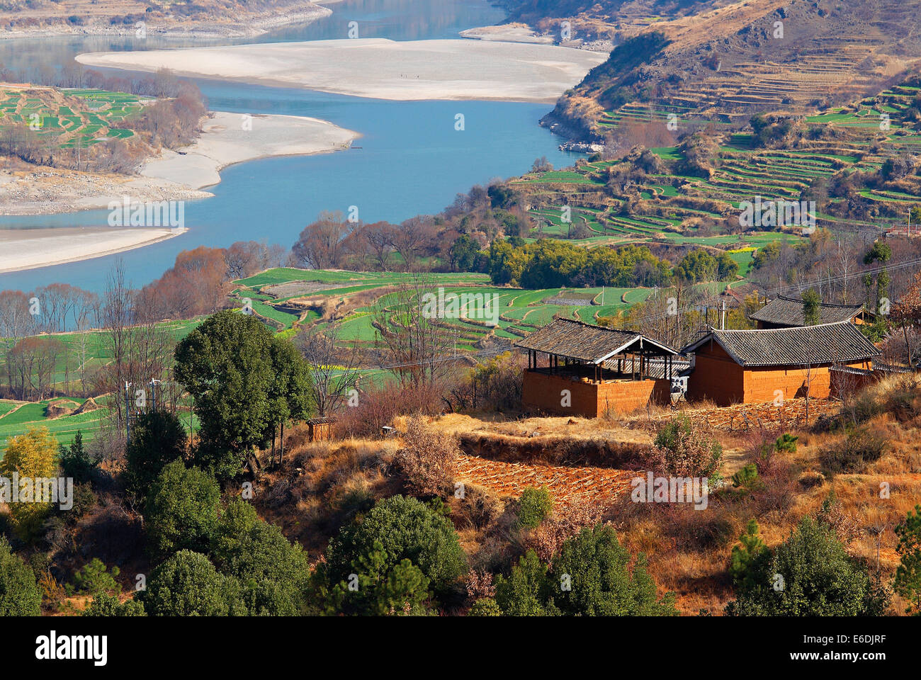 China. Yunnan province. Yangtze River Stock Photo - Alamy