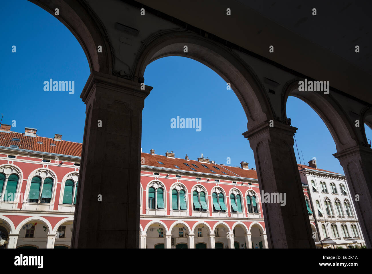Republic Square, Prokurative, Trg Republike, Split, Croatia Stock Photo ...