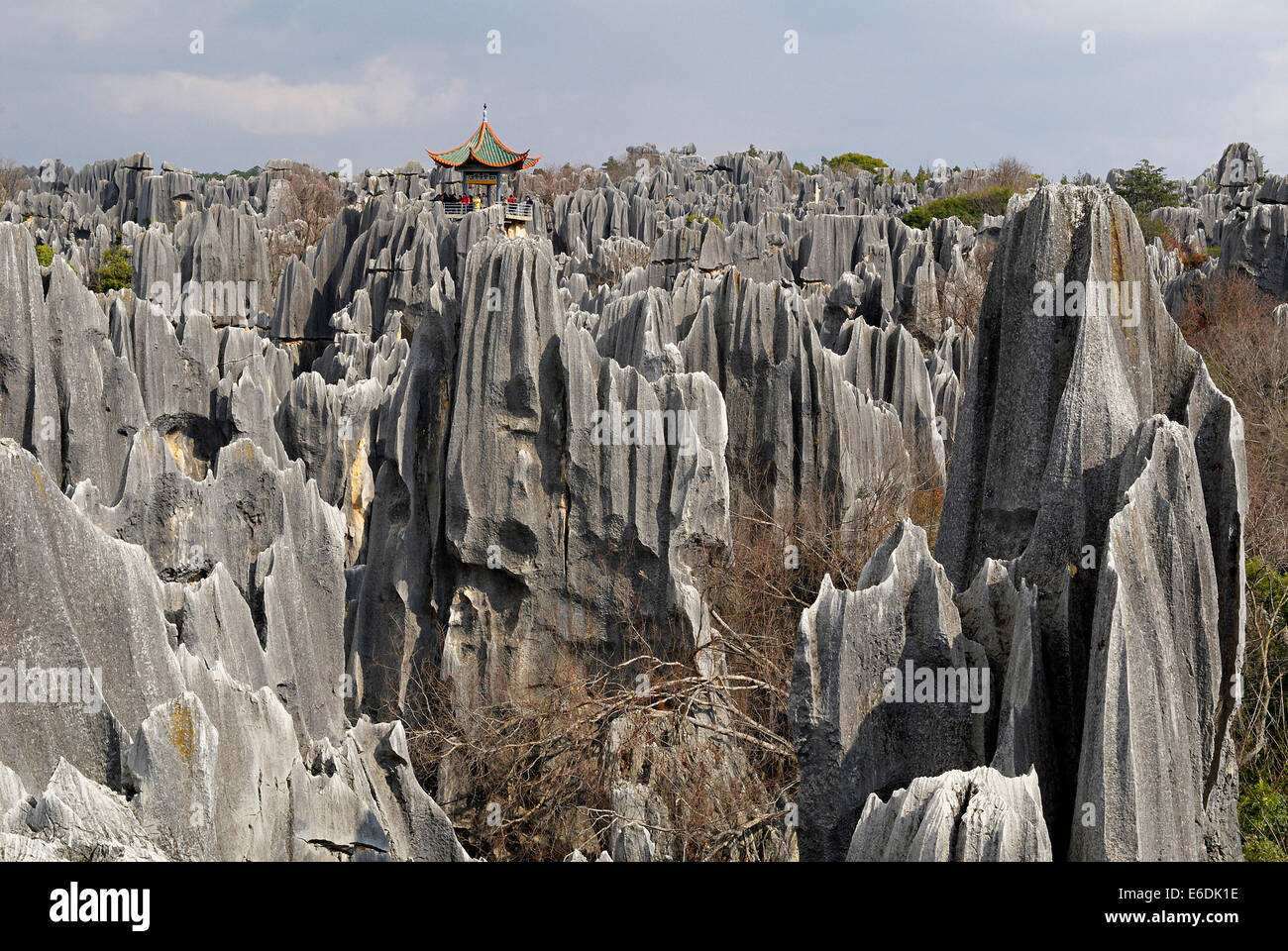 Limestone pinnacles in shilin stone hi-res stock photography and images ...