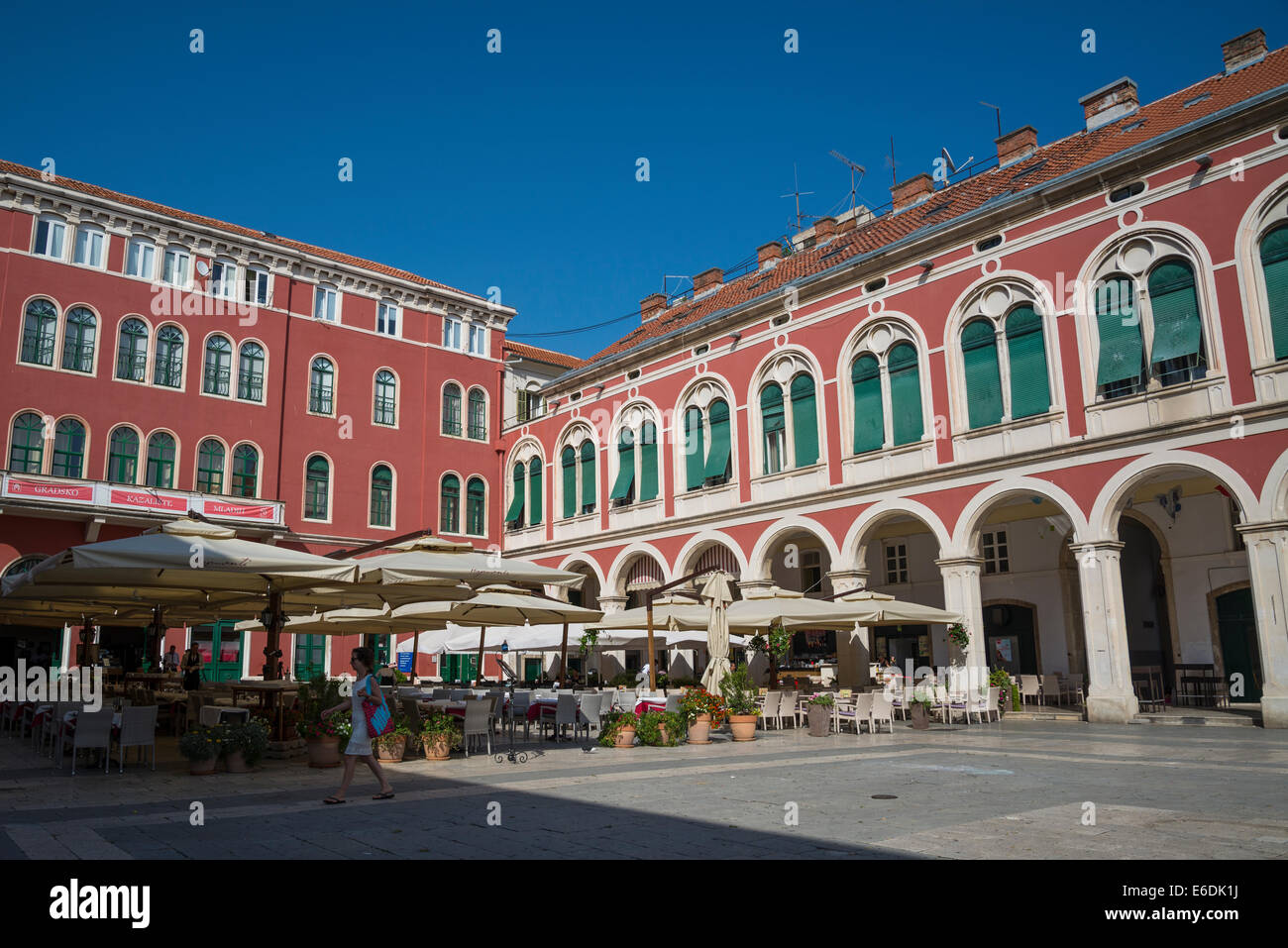 Republic Square, Prokurative, Trg Republike, Split, Croatia Stock Photo ...