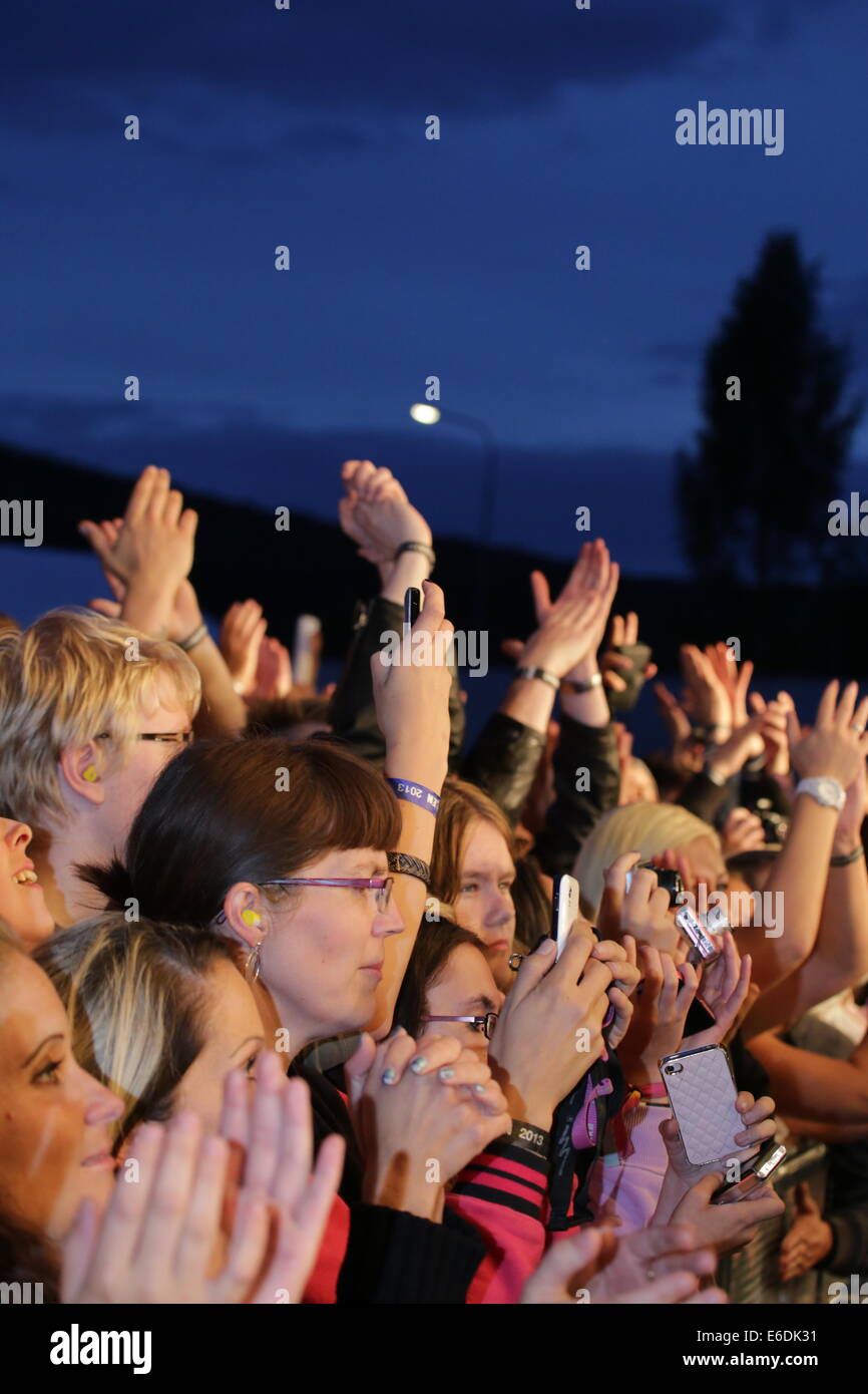 Band playing live at a concert Stock Photo - Alamy
