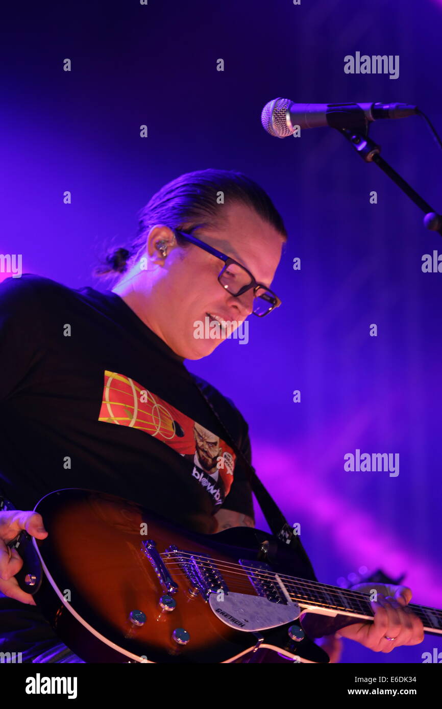 Band playing live at a concert Stock Photo - Alamy