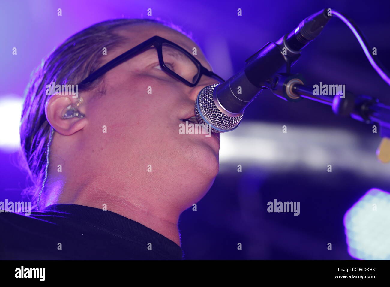 Band playing live at a concert Stock Photo - Alamy