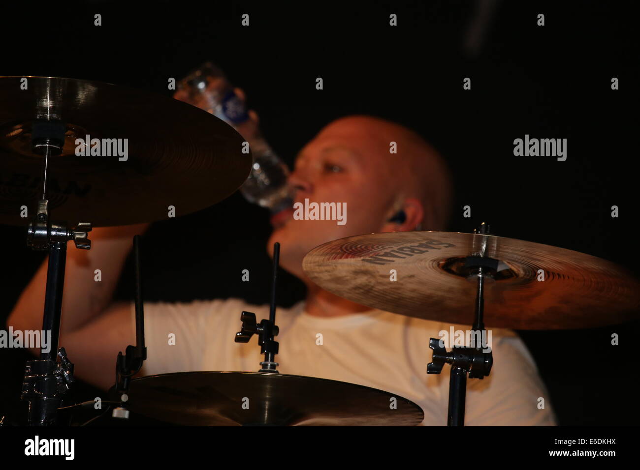 Band playing live at a concert Stock Photo - Alamy