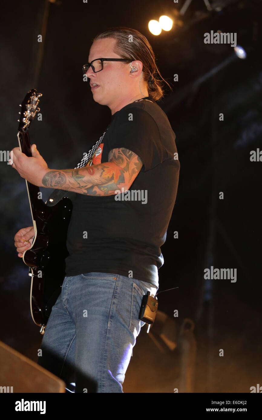 Band playing live at a concert Stock Photo - Alamy