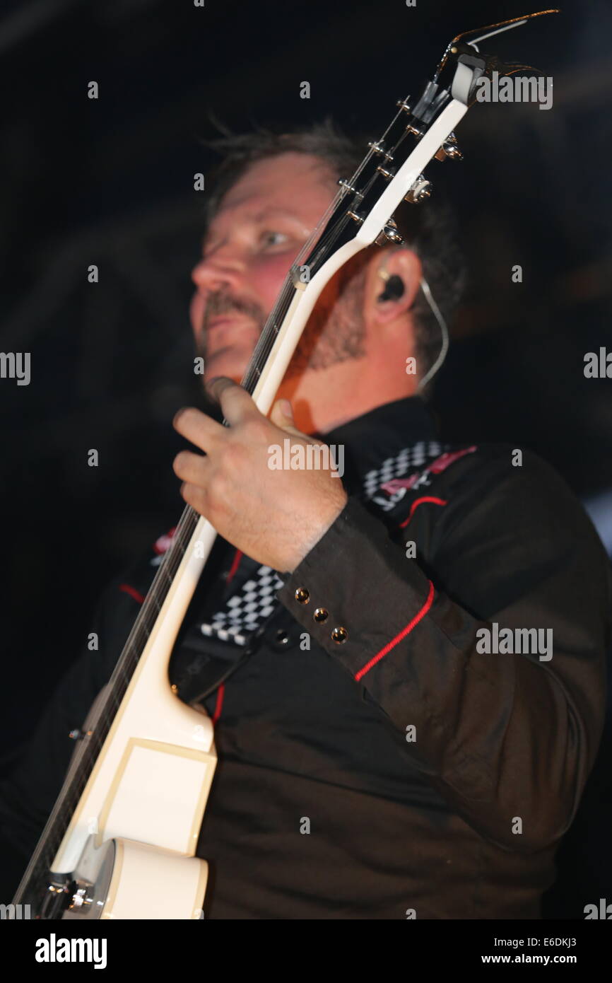Band playing live at a concert Stock Photo - Alamy