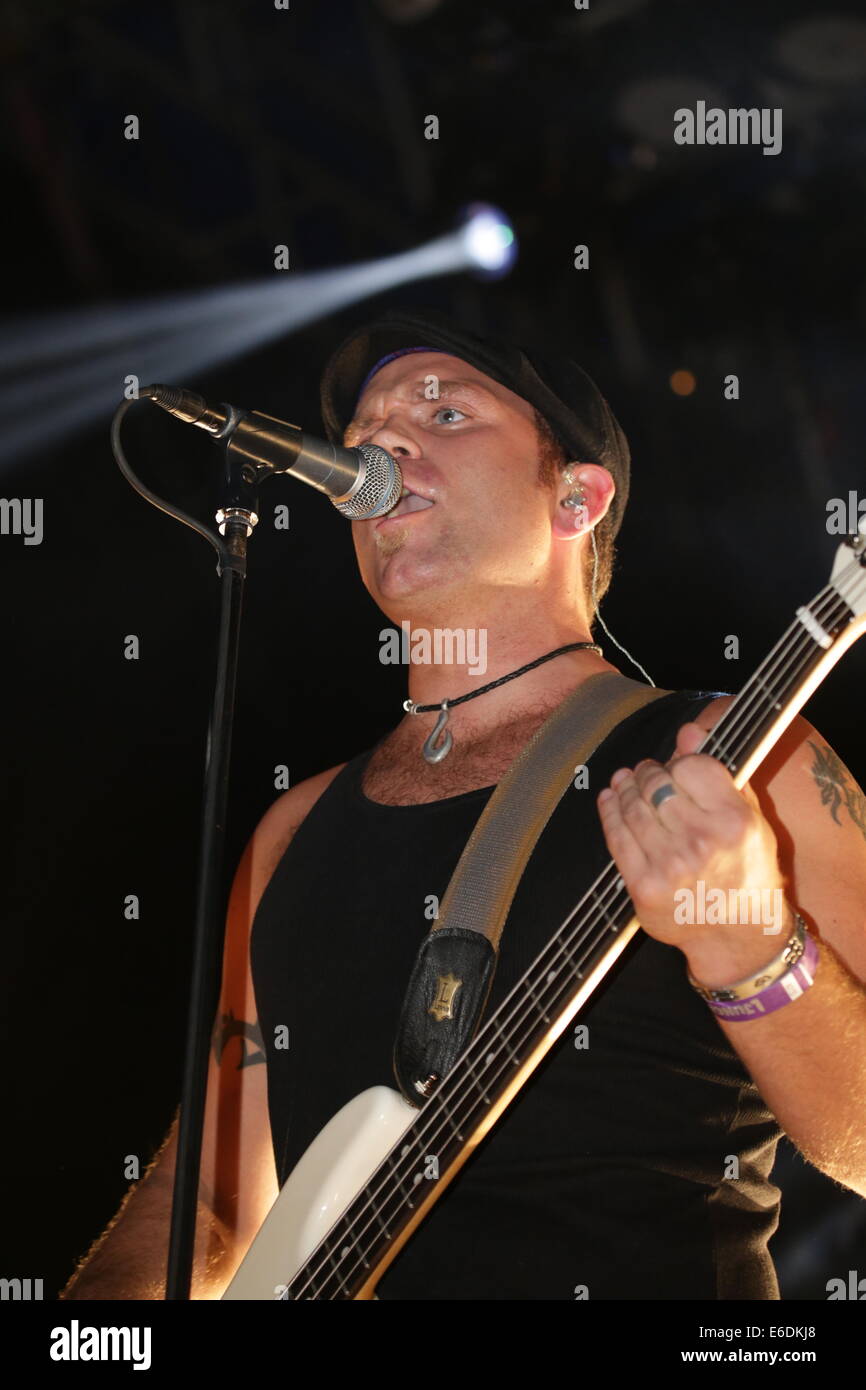 Band playing live at a concert Stock Photo - Alamy