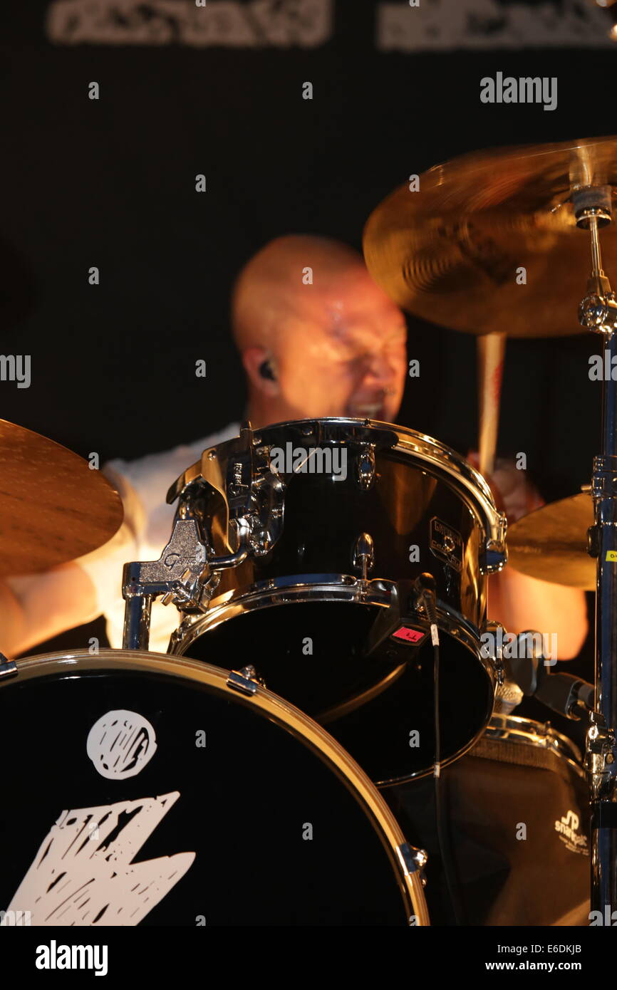 Band playing live at a concert Stock Photo - Alamy