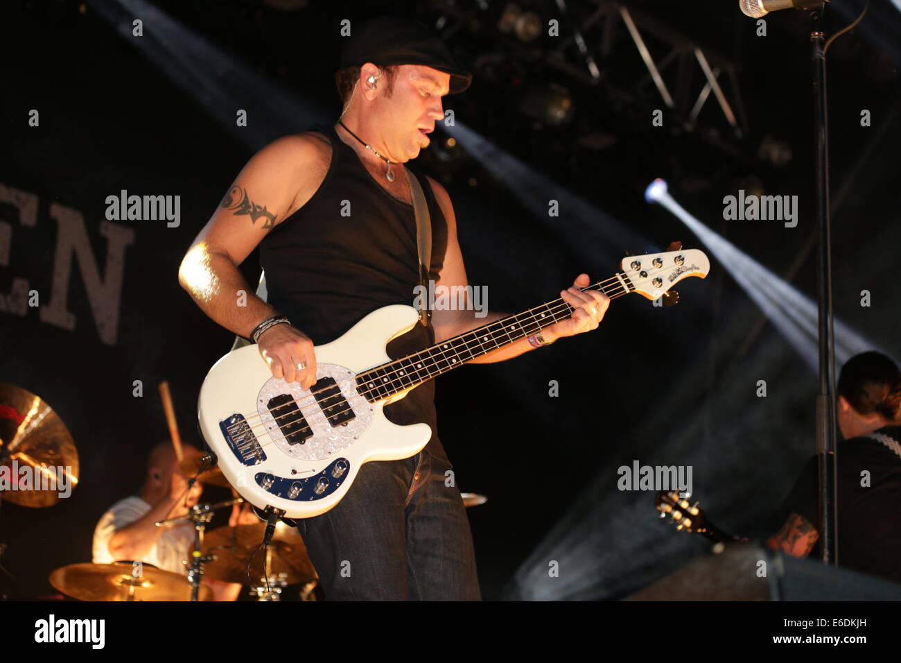 Band playing live Stock Photo - Alamy