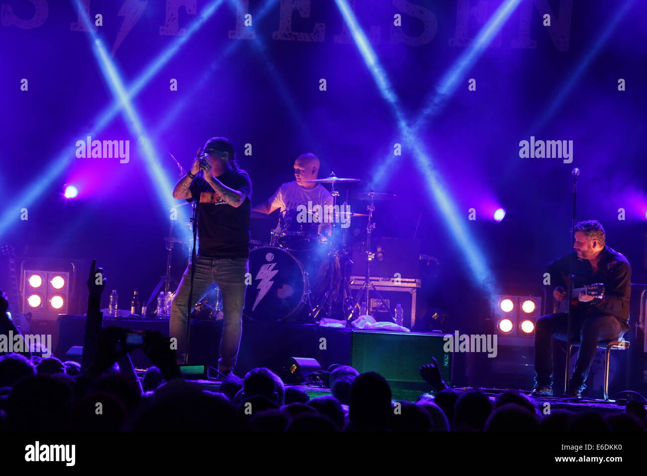 Band playing live Stock Photo - Alamy