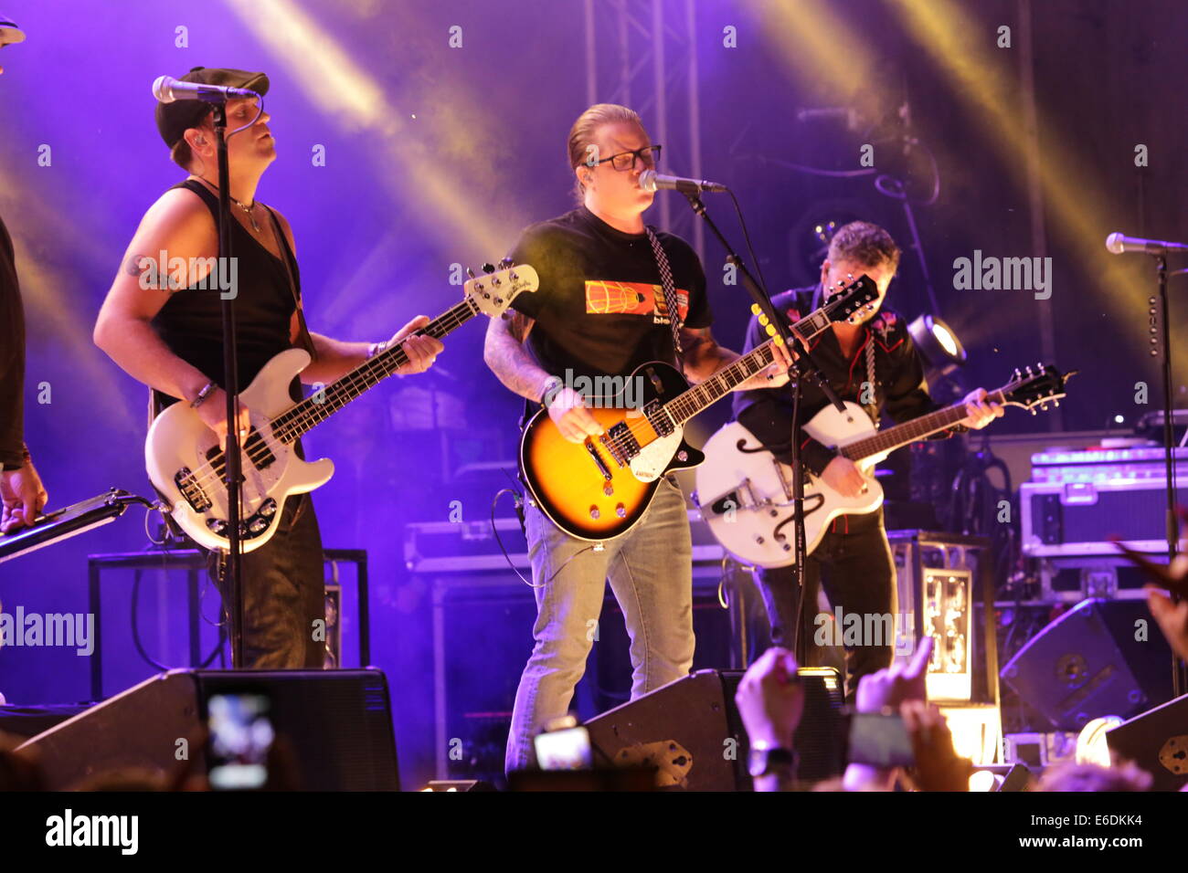 Band playing live Stock Photo - Alamy
