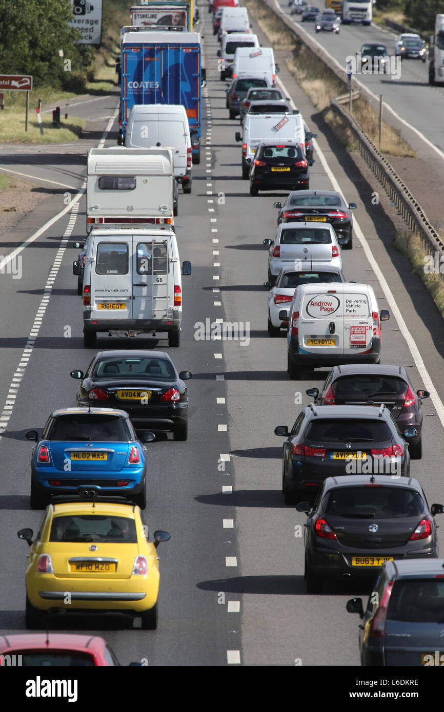 Traffic jam weekend hi-res stock photography and images - Alamy