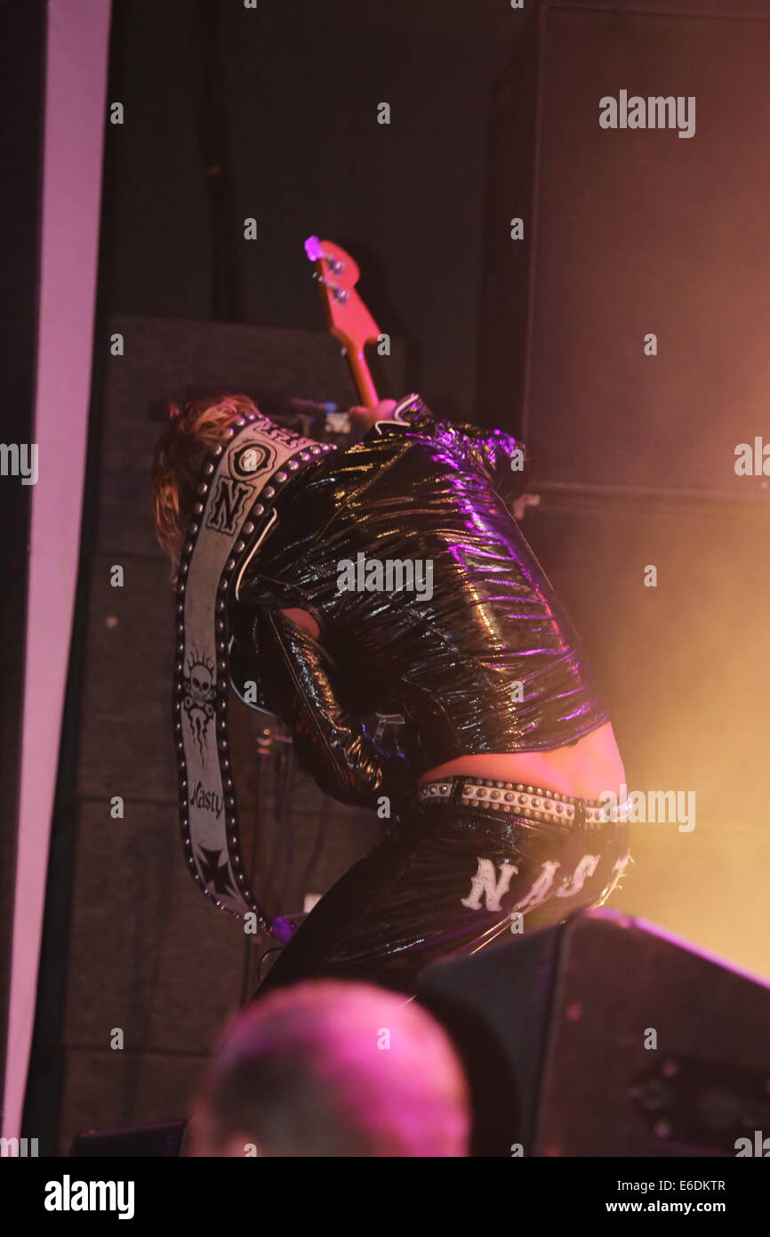 Band live on stage Stock Photo - Alamy