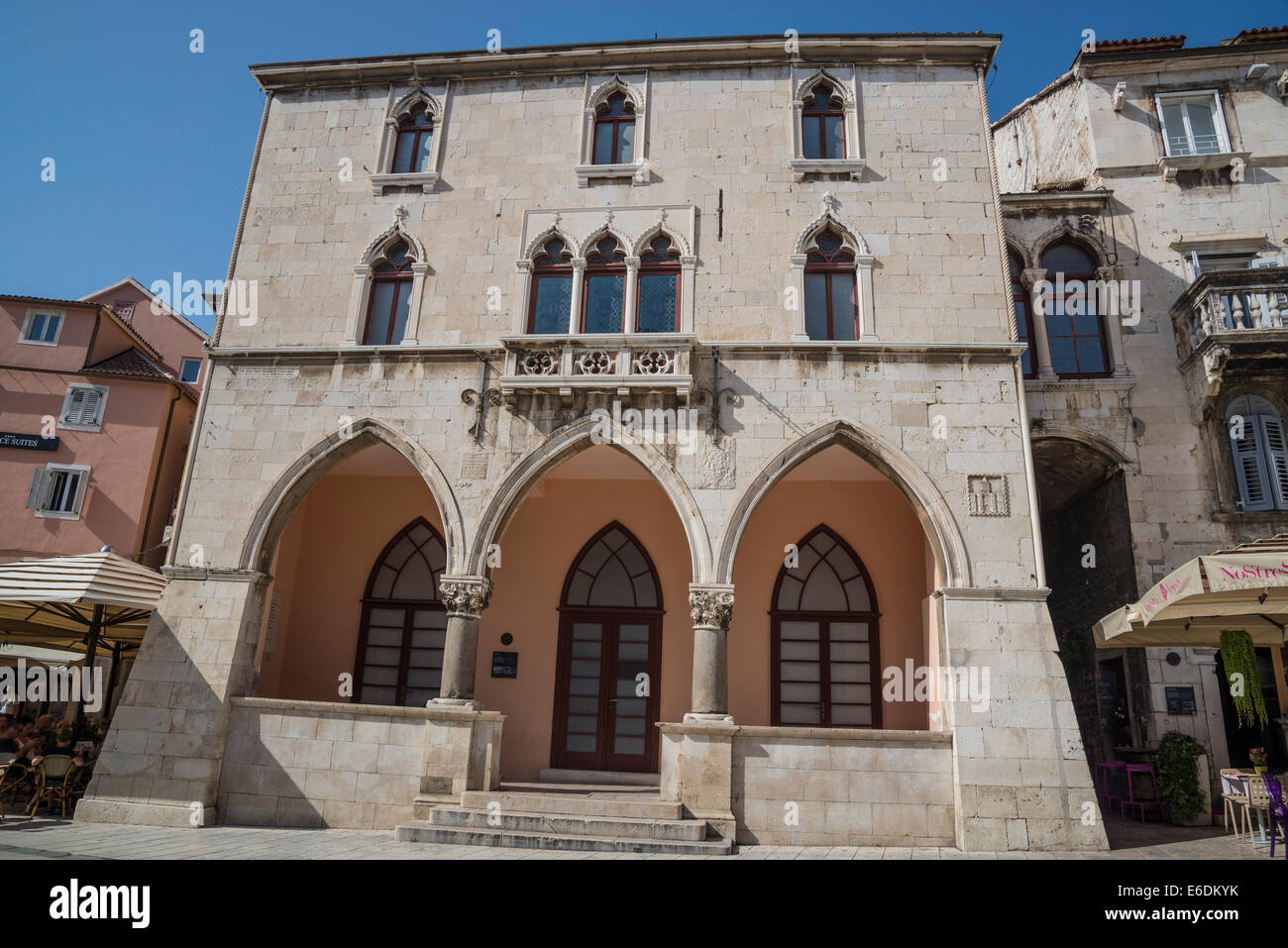 Town Hall, 15th century Gothic building, People's Square, Narodni Trg ...