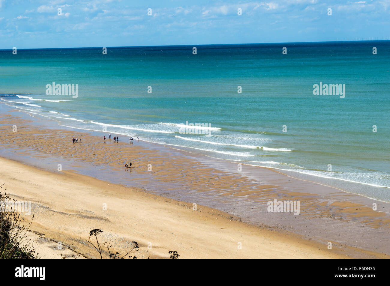 Stunning Cromer beach, beautifully clear water Stock Photo - Alamy