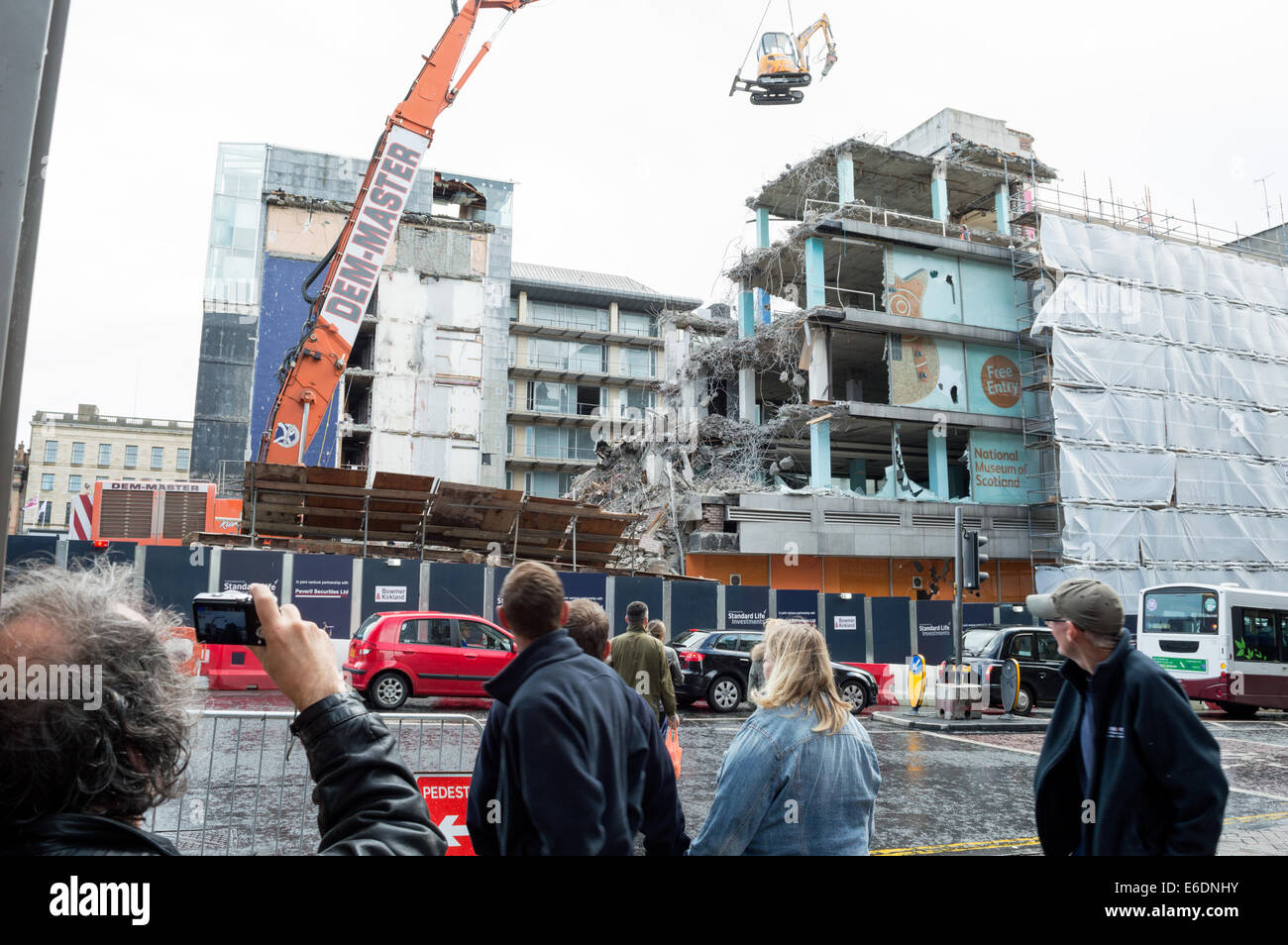 Hoisted by crane hi-res stock photography and images - Alamy