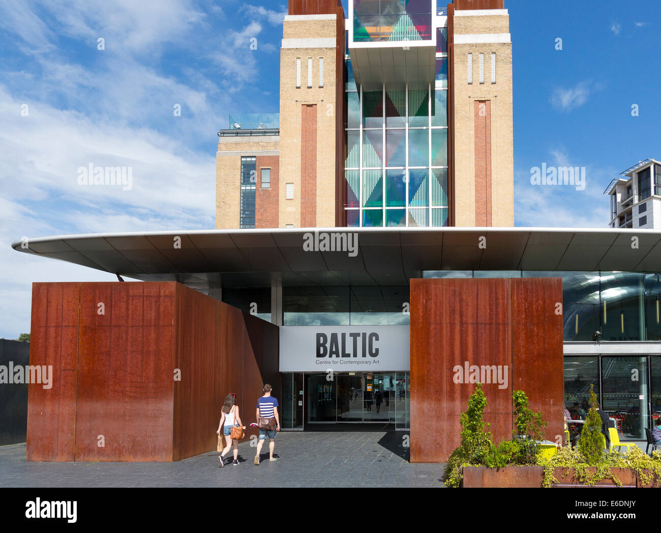 The facade of the Baltic Centre for Contemporary Art , Gateshead Stock ...