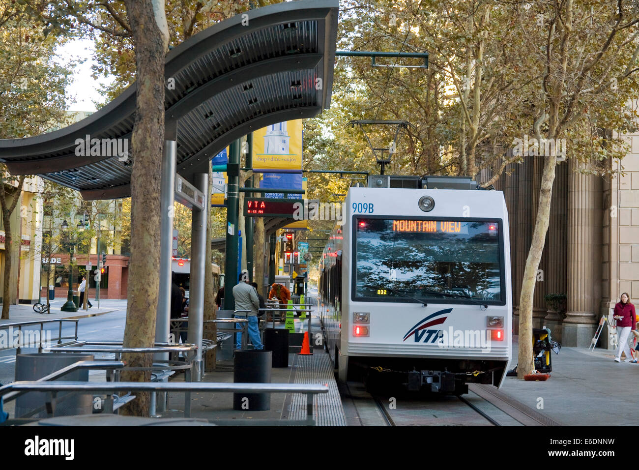 San Jose California Light Rail High Resolution Stock Photography and ...