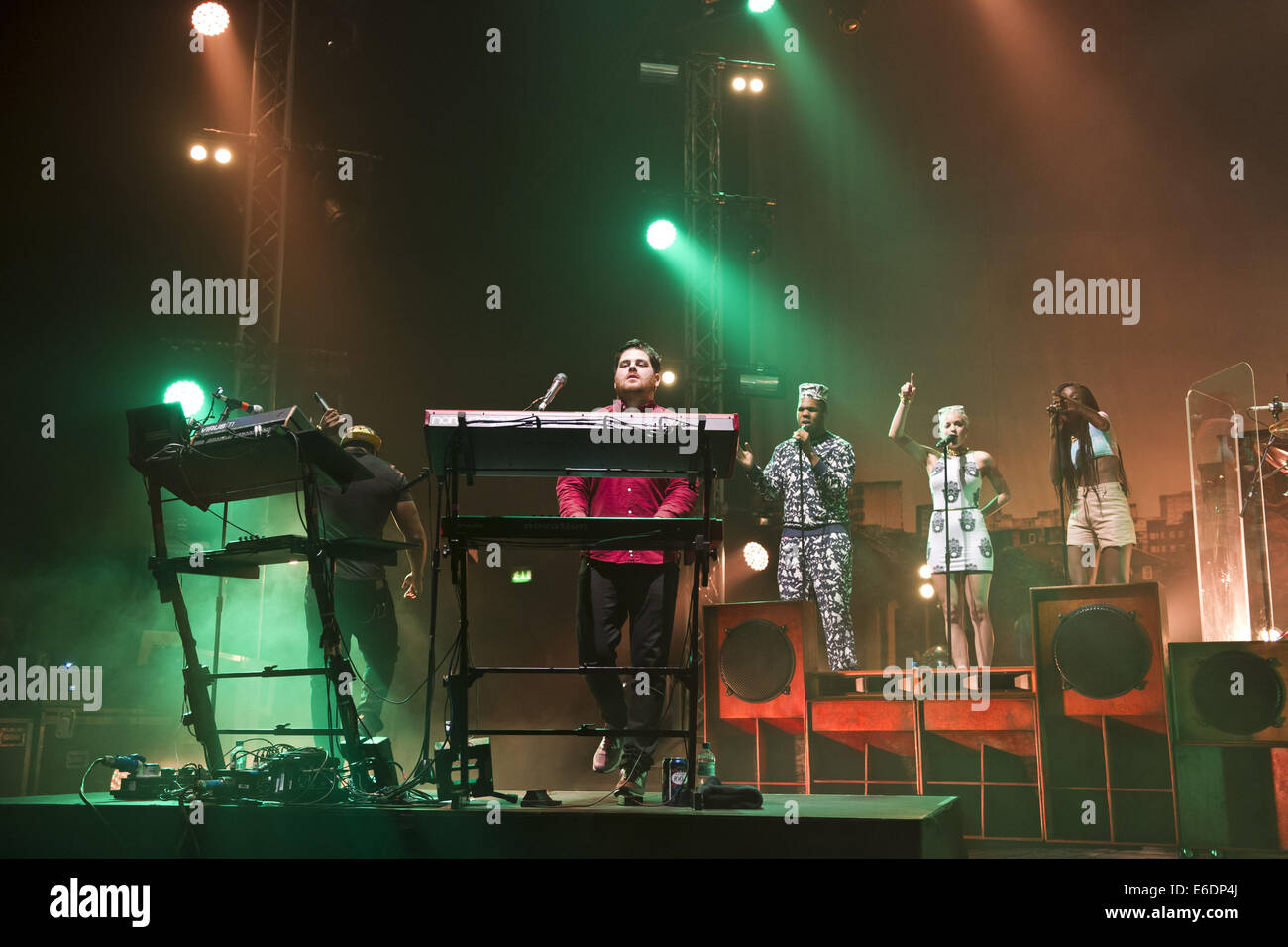 Rudimental performing live in concert at the Brixton Academy Featuring ...