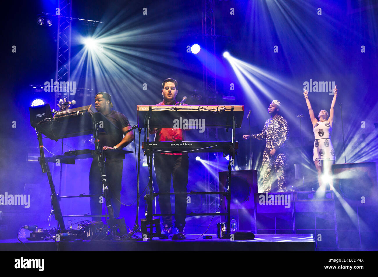 Rudimental performing live in concert at the Brixton Academy Featuring ...