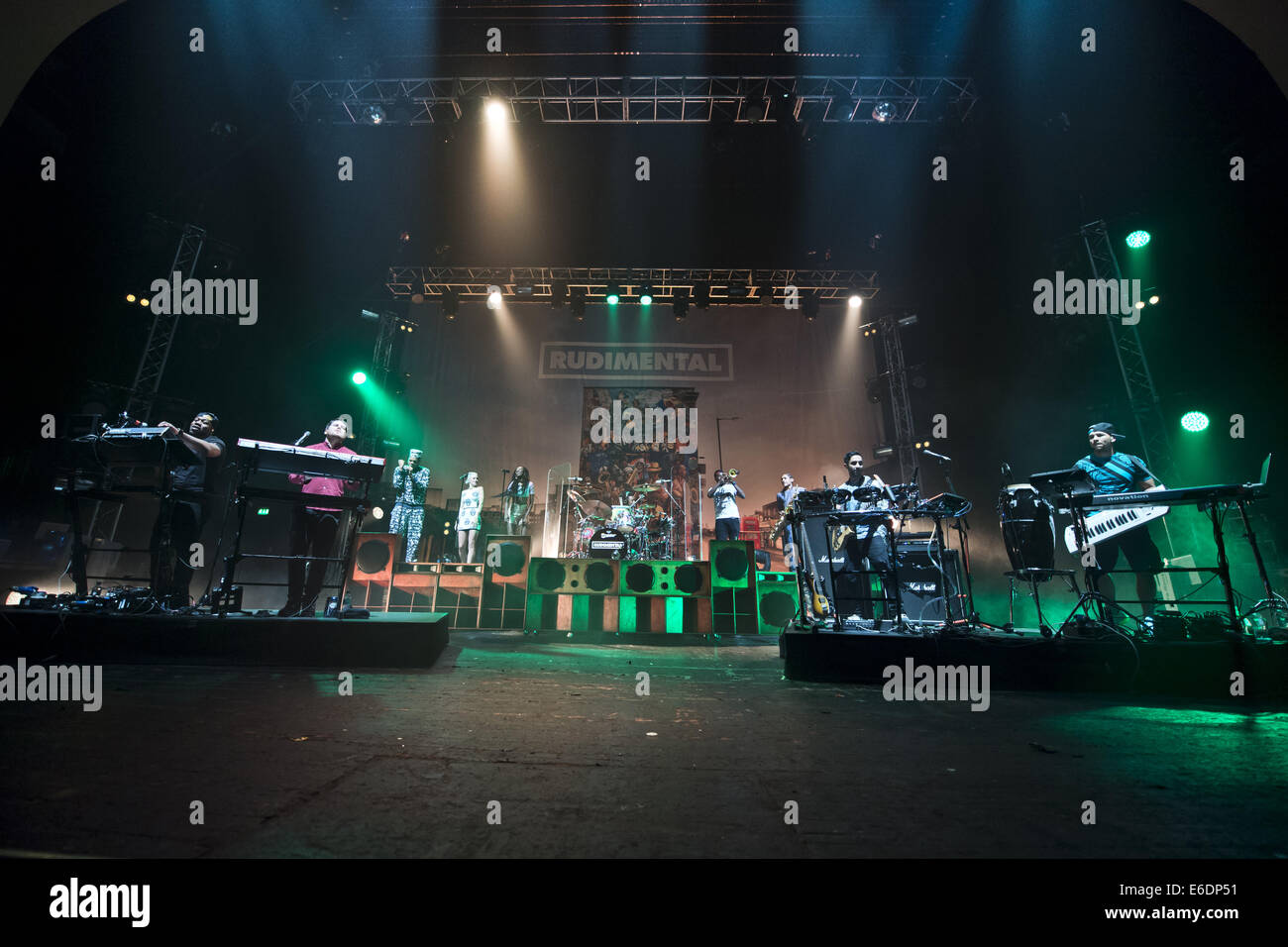 Rudimental performing live in concert at the Brixton Academy Featuring ...