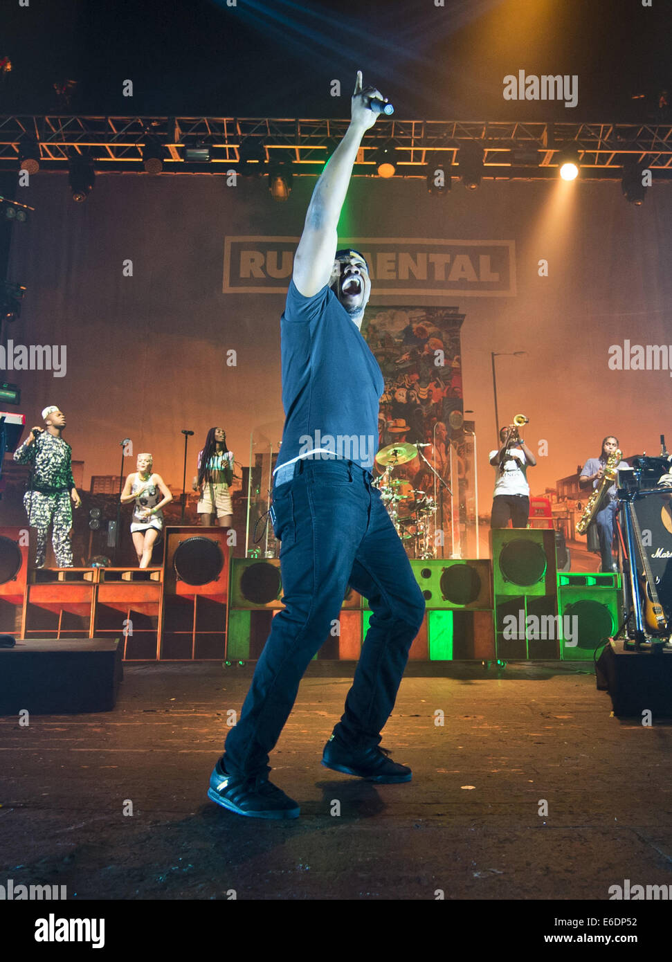Rudimental performing live in concert at the Brixton Academy Featuring ...