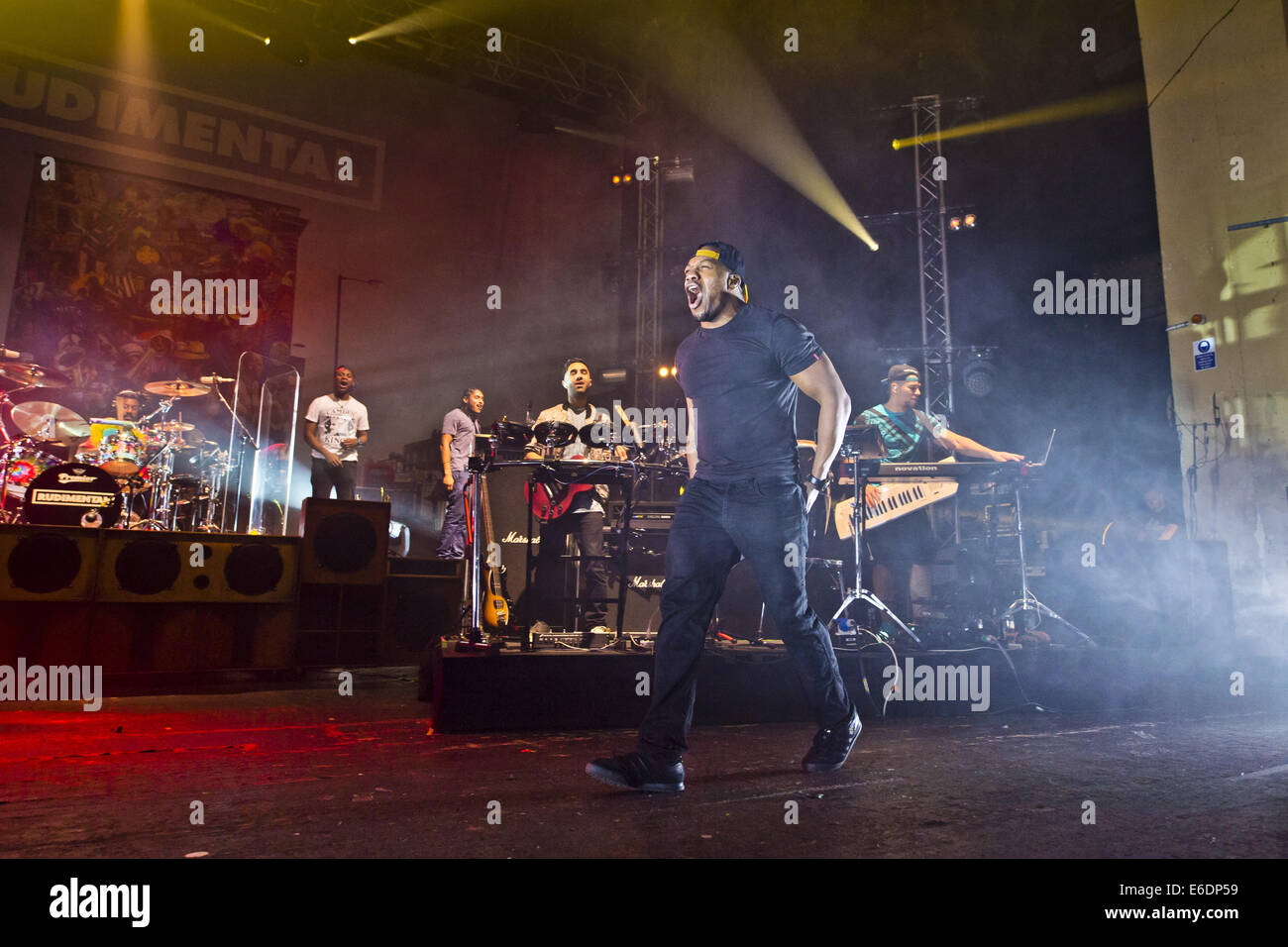 Rudimental performing live in concert at the Brixton Academy Featuring ...