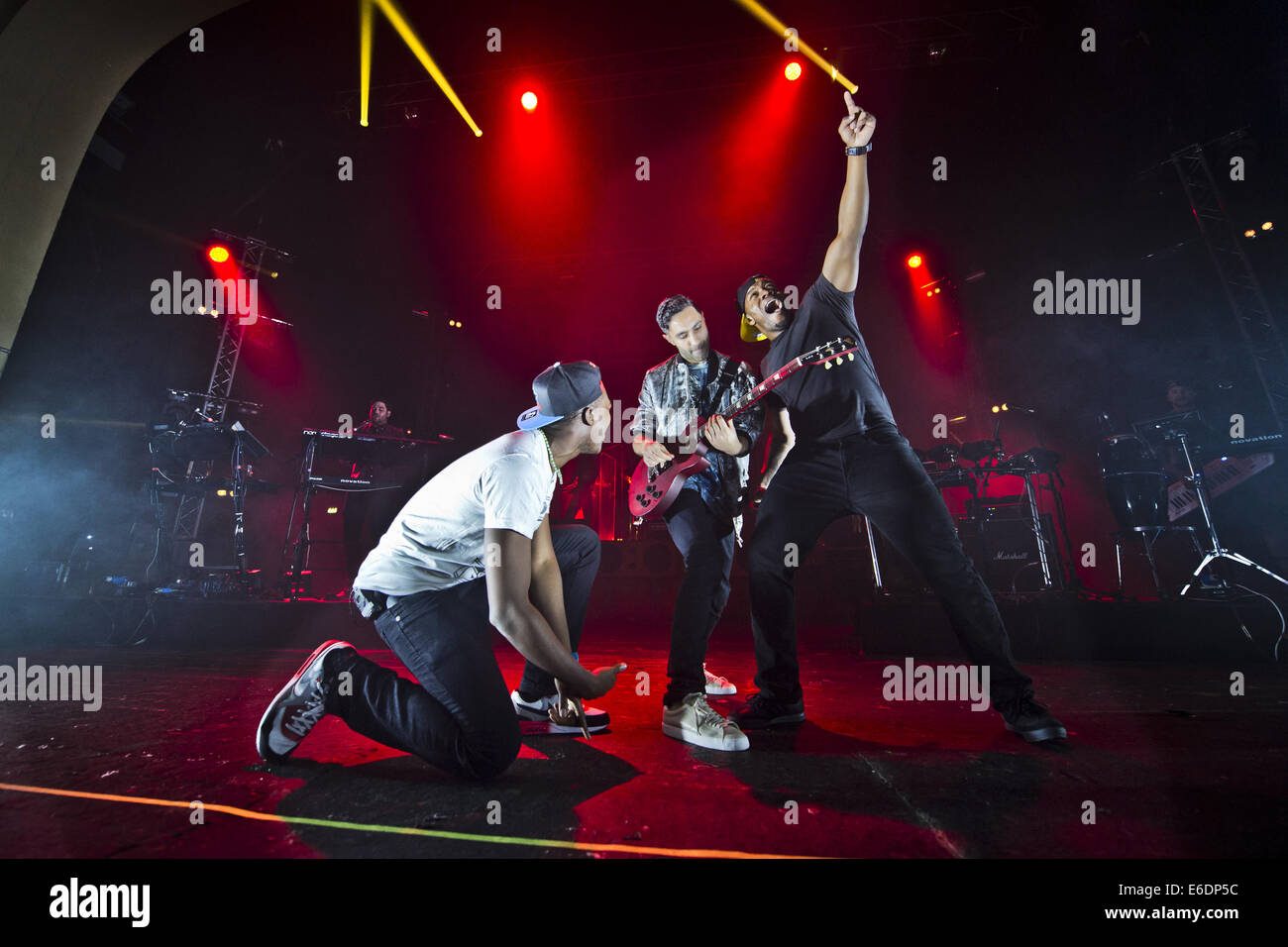 Rudimental performing live in concert at the Brixton Academy Featuring ...