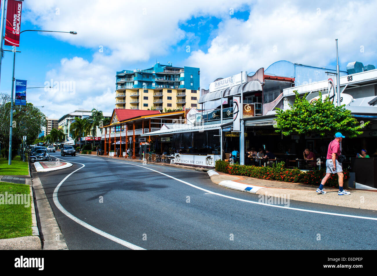 The beautifully colorful city of Cairns Stock Photo - Alamy